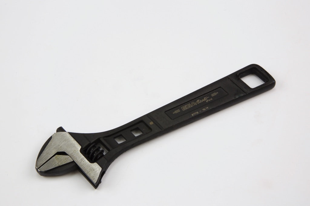 616511-WRENCH ADJUSTABLE RIDGID #704B, BLACK 100MM