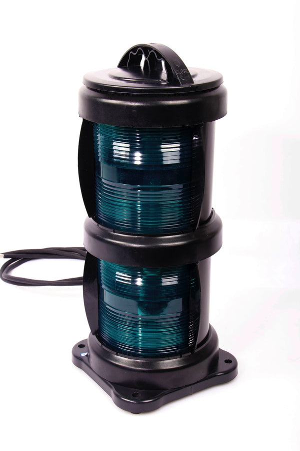 370422-SIDE LIGHT GREEN A-2 DOUBLE, POLYCARBONATE LENS