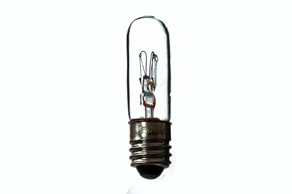 790572-LAMP PILOT TUBULAR CLEAR E-10, 110V 3W 10X28MM