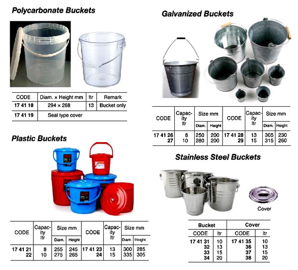 174122-BUCKET PLASTIC 10LTR