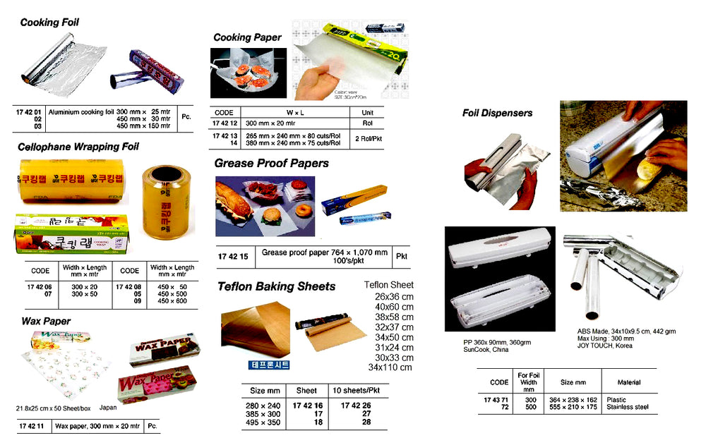 174205-WRAPPING FOIL CELLOPHANE, 450MMX500MTR