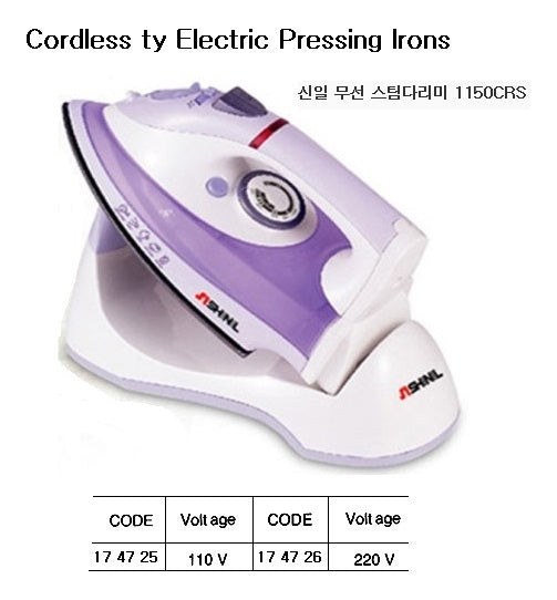174726-IRON PRESSING CORDLESS TYPE, AC220V
