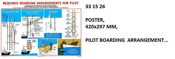 331526-POSTER PILOT BOARDING, ARRANGEMENT 420X297MM