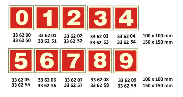 336201-FIRE EQUIPMENT SIGN (RED) 1, 100X100MM