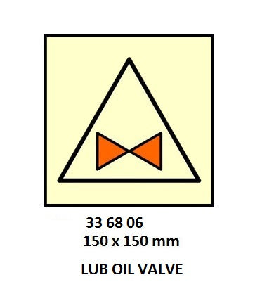 336806-FIRE CONTROL SYMBOL ISO 17631, LUB OIL VALVE RMT CONTROL
