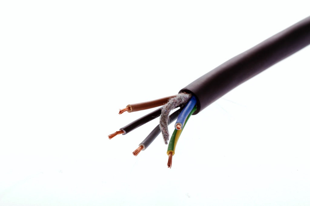 794123-CABLE CABTYRE NATURAL RUBBER, SHEATHED 1CT 2.0MM/SQ.X2C